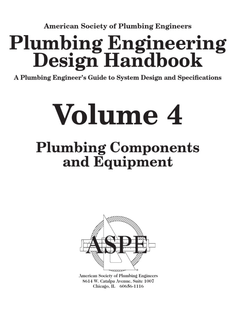 Plumbing Eng Design HB - ASPE Vol 4 | PDF