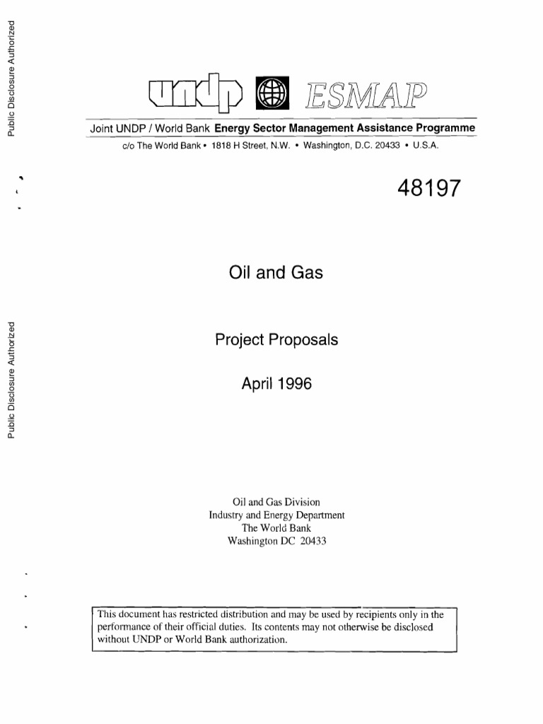 Oil and Gas Project Proposals | PDF | Natural Gas | Coal