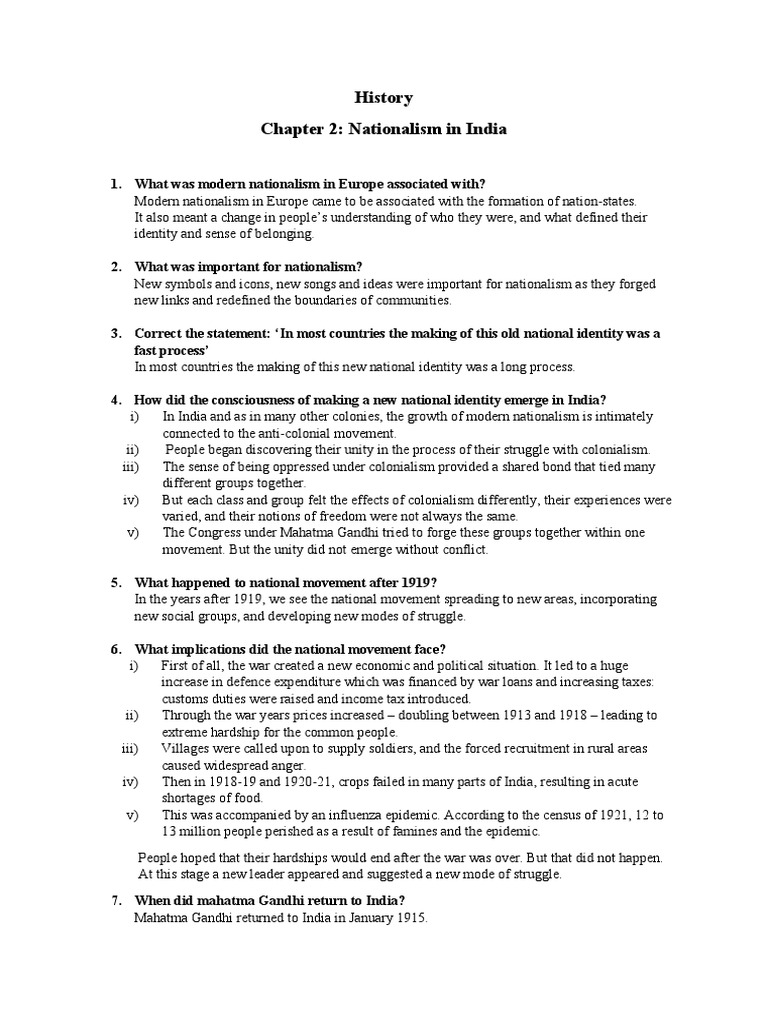 Nationalism and Gandhi's Role in India | PDF | Mahatma Gandhi | Dalit