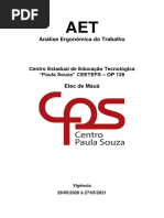 Modelo de Avaliacao Ergonomica Preliminar Aep | PDF | Tempo