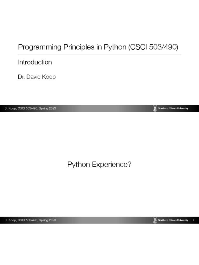 Lecture 01 | Download Free PDF | Python (Programming Language) | Java Script