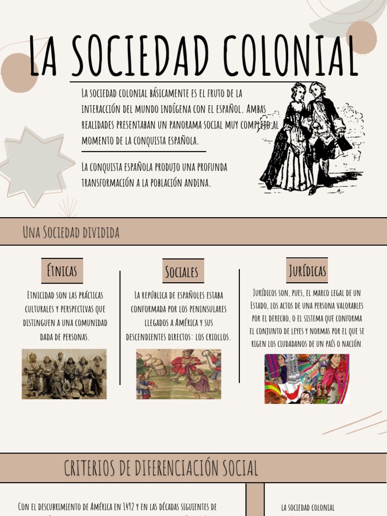 La Sociedad Colonial | PDF