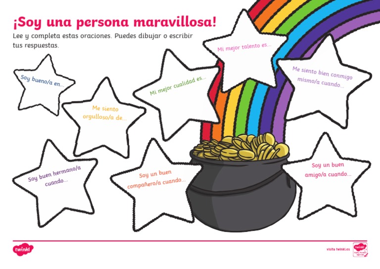 Ficha Autoestima Niños | PDF