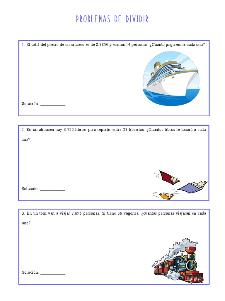 Problemas de División | PDF