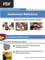 Understanding Contextual References | PDF | Telecommunication ...