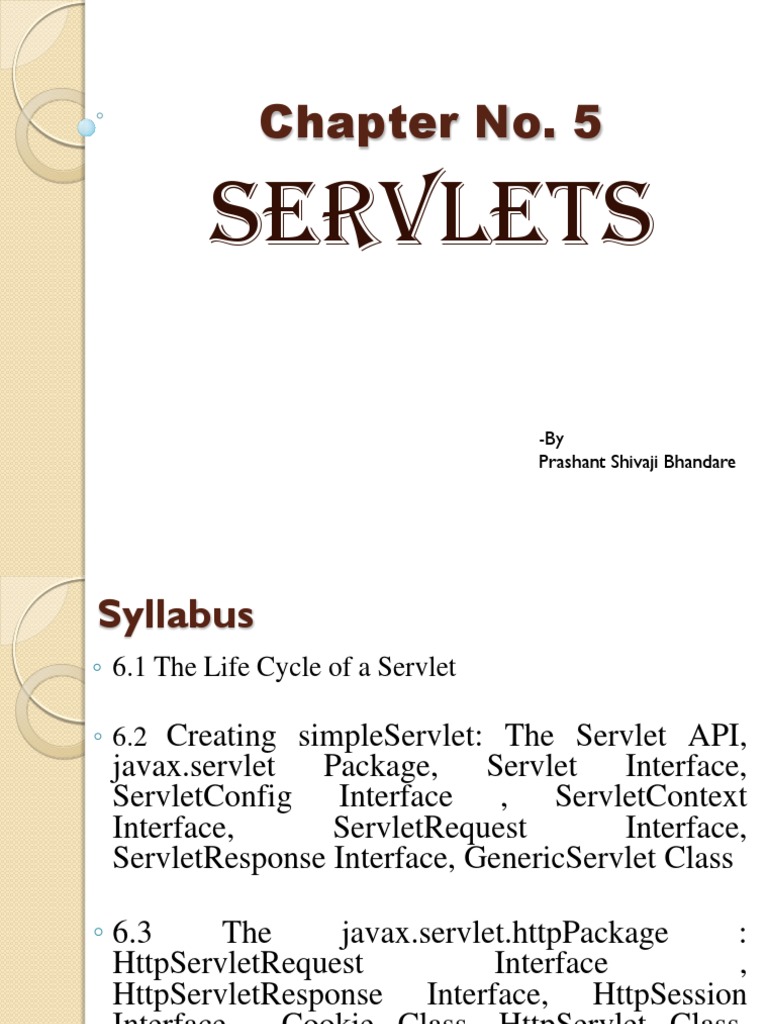 CH 6 Servlet | PDF