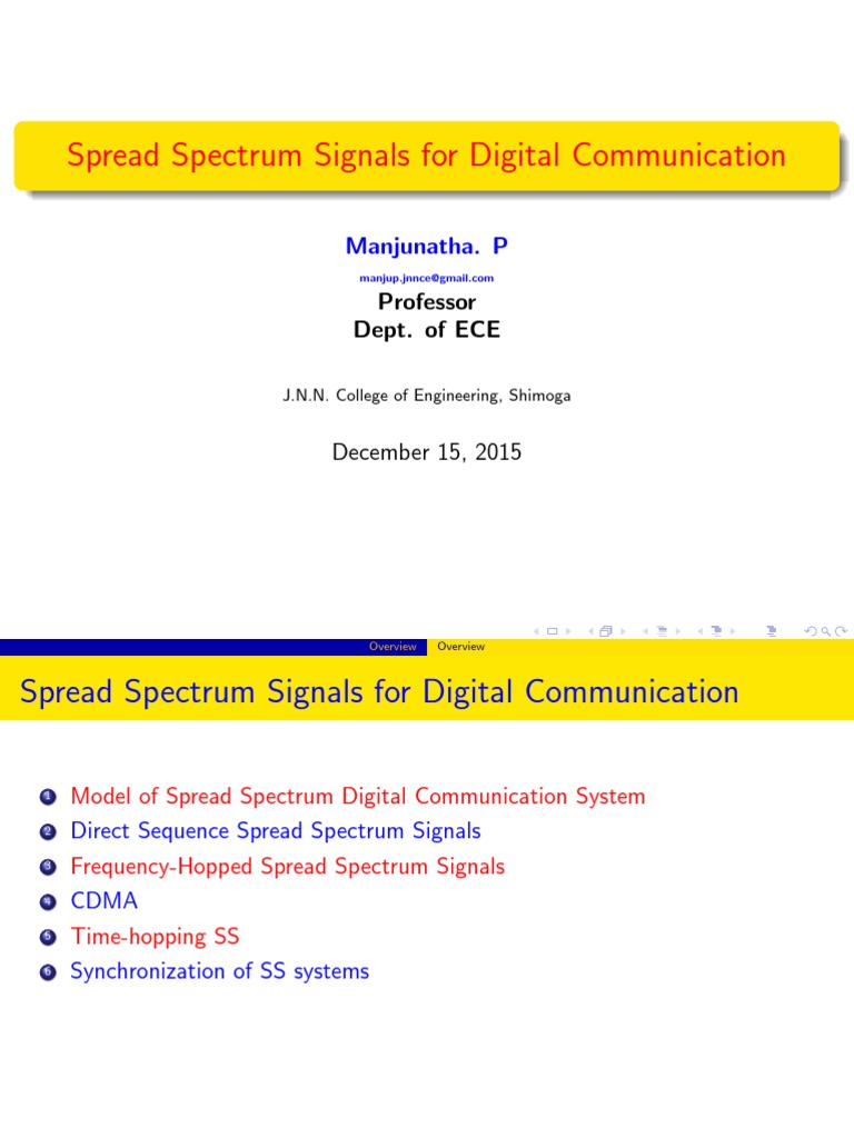 Spread Spectrum | PDF