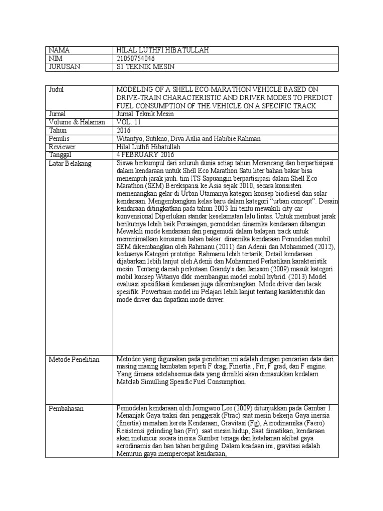 046 - Hilal Luthfi Hibatullah - TMB | PDF