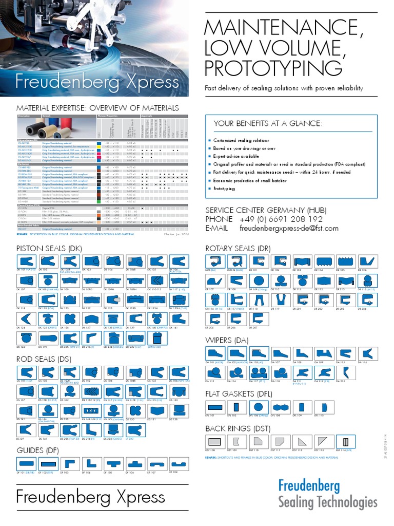 (BORRACHA) Freudenberg Xpress | PDF