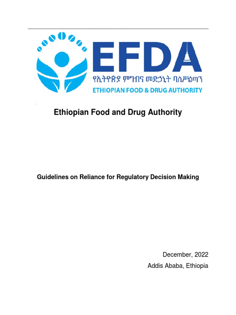 Guidelines On Reliance For Regulatory Decision Making | PDF