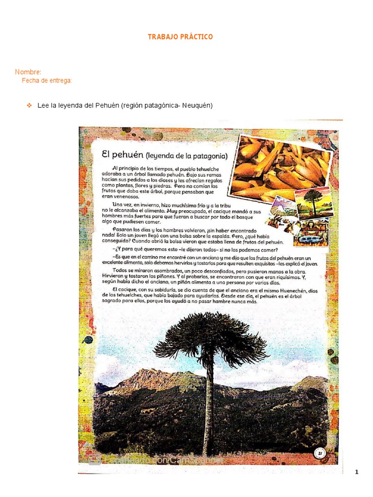 Trabajo Práctico Leyenda | PDF