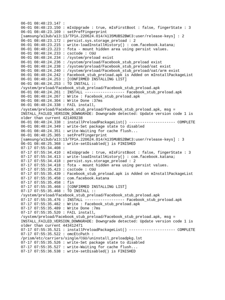 Preload Installer | PDF
