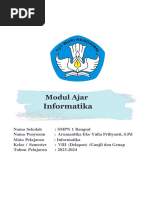 Modul Ajar Informatika Kelas 9 Deep Learning | PDF