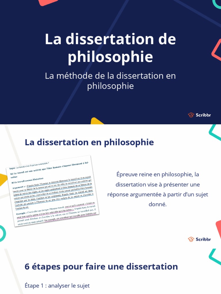 La Méthode de La Dissertation de Philosophie | PDF