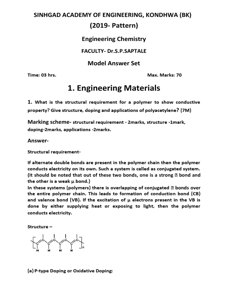 Model Answers Endsem, 2019 Pattern | PDF | Corrosion | Infrared Spectroscopy