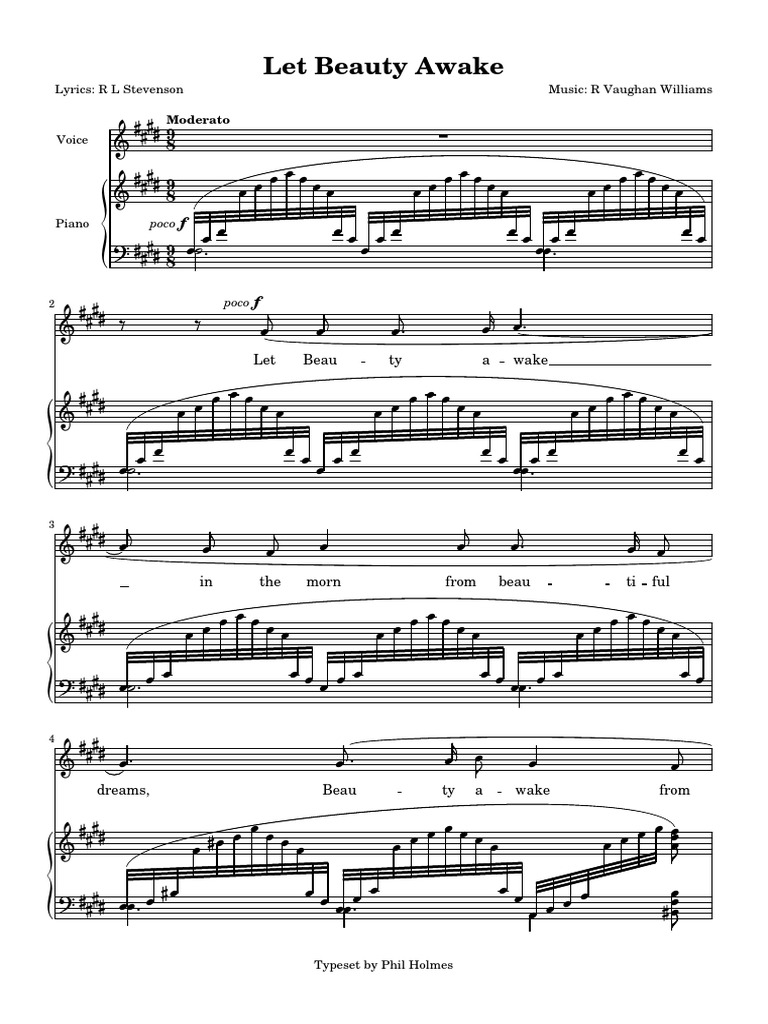 Let Beauty Awake | PDF