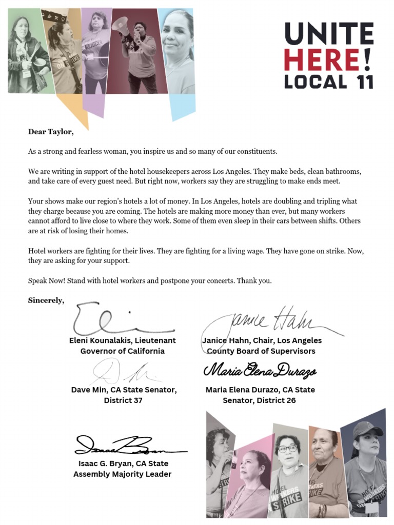 Letter To TS Final | PDF | Los Angeles | The United States