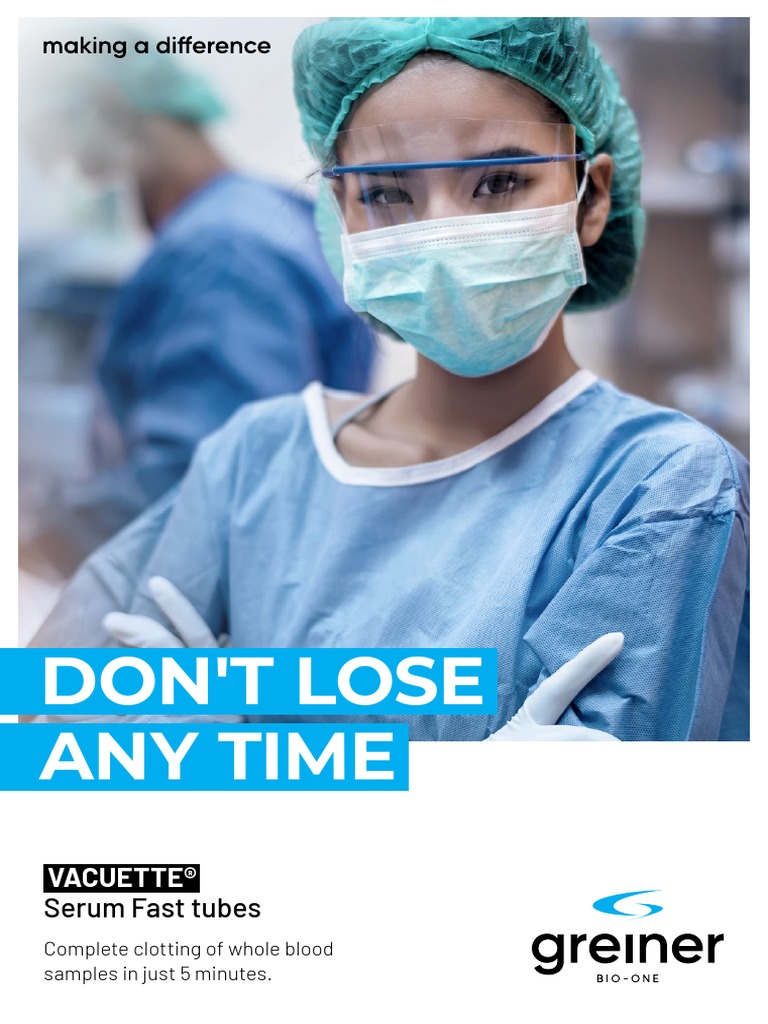 VACUETTE® Serum Fast Tubes | PDF
