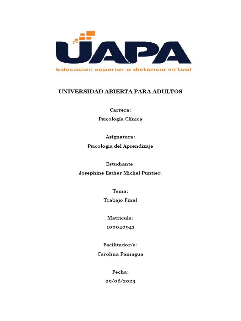 Trabajo Final de P.A | PDF | Aprendizaje | Constructivismo (filosofía de la educación)