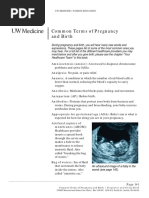 Common Terms and Abbreviations Used in Obstetrics | PDF