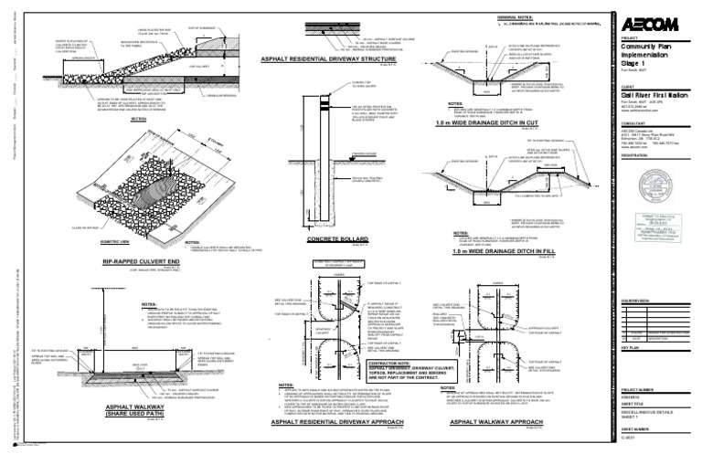 Ditch and Driveway Culvert Details | PDF