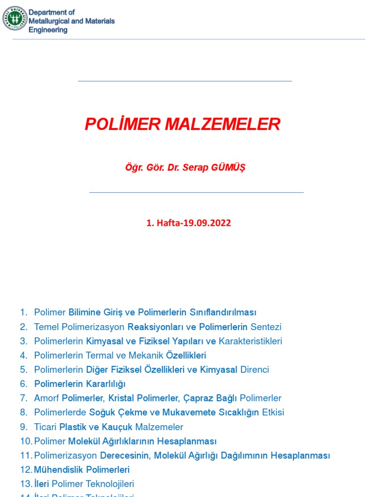 Polimer Birleştirilmiş | PDF