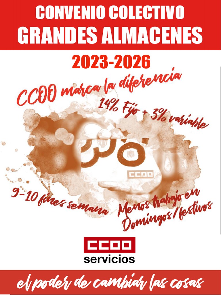 Ccoo Convenio - Ggaa 2023 2026 - V - 10 03 2023 | PDF | Tecnología