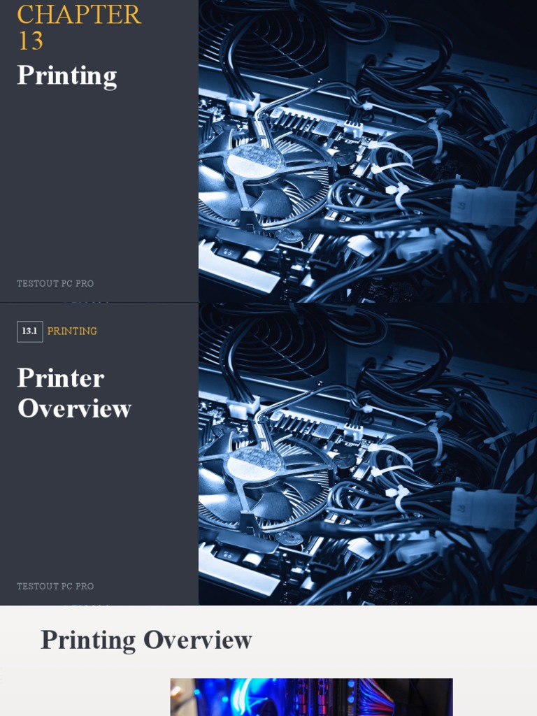 13.0 Printing | PDF | Printer (Computing) | Computer Network