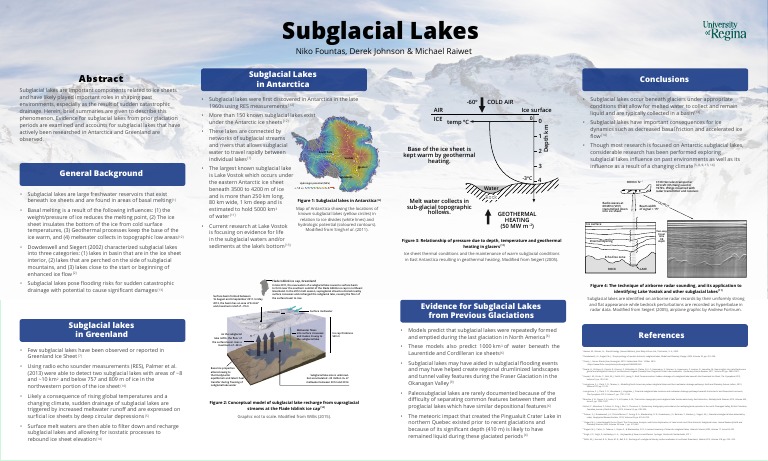 Subglacial Lakes Poster | PDF