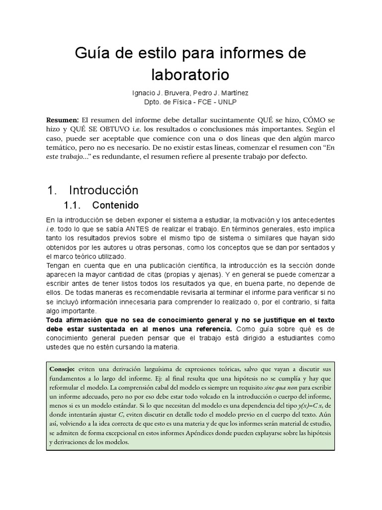 Guia de Estilo Informes | PDF