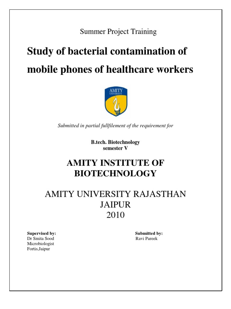 My Project... Ultimate One | PDF | Hospital Acquired Infection ...