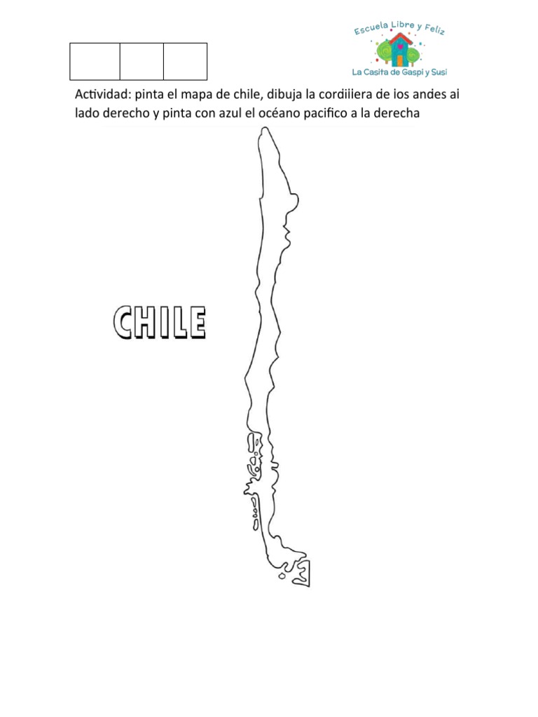 Actividad 1 Basico Mapa Chile | PDF