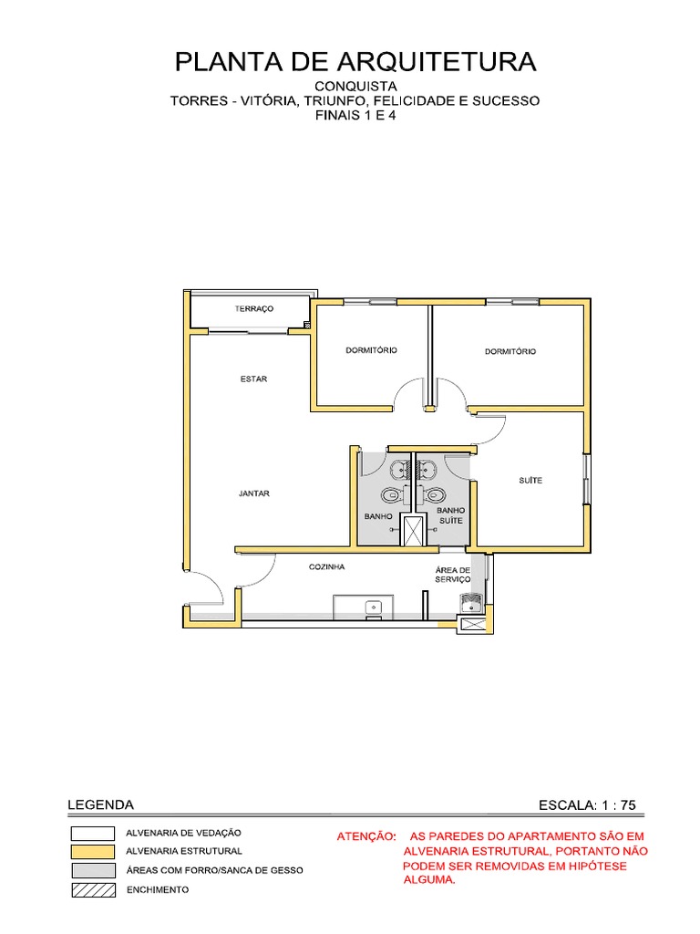 Planta de Arquitetura | PDF