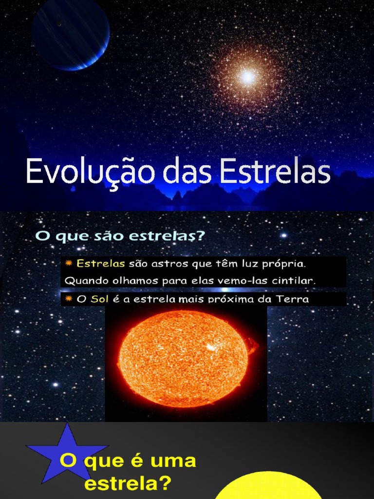 Como as Estrelas se Formam e Evoluem | PDF