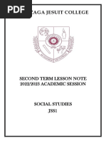 Social Studies jss2 First Term EXAMS | PDF | Marriage | Family