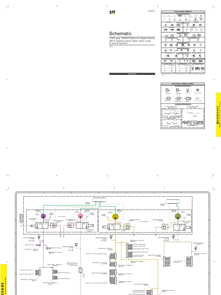 Electric Rope Shovel Hydraulic Diagram | PDF