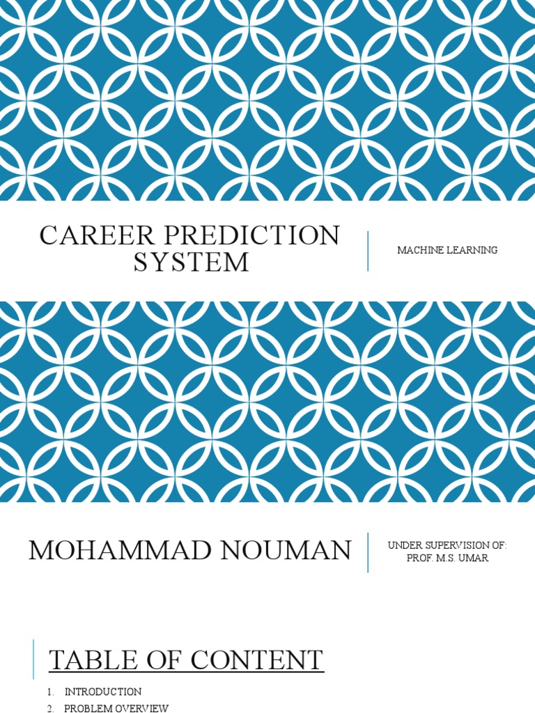 Career Prediction System | PDF | Machine Learning | Cognition