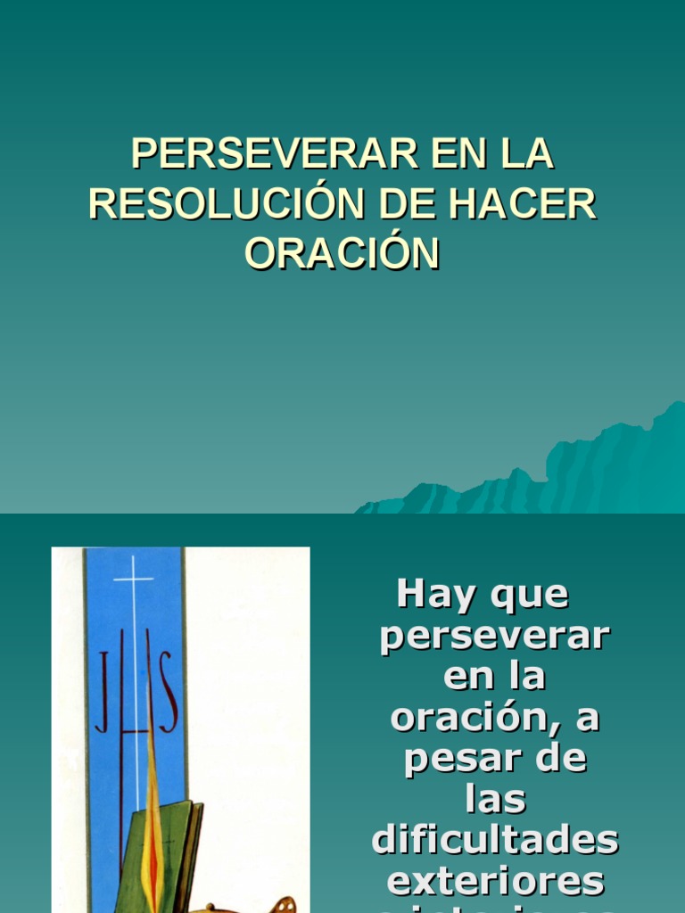 2.4 Perseverar en La Oración | PDF | Oración | Amor