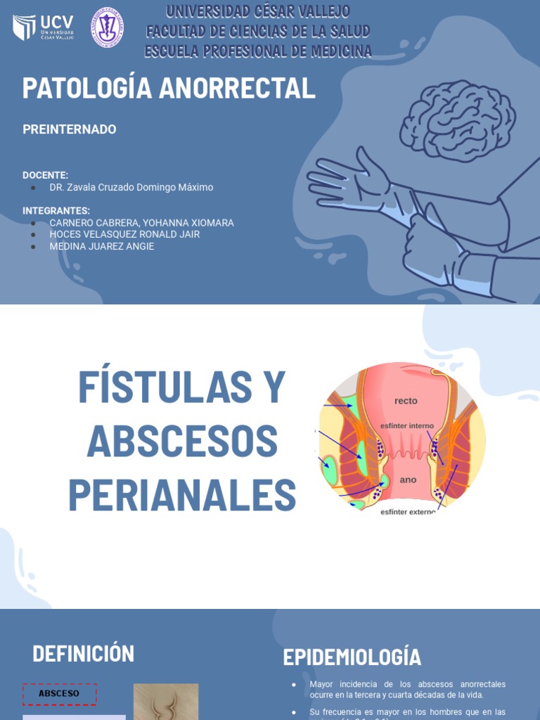 Fistulas y Abscesos Perianales | PDF | Cirugía | Especialidades Medicas