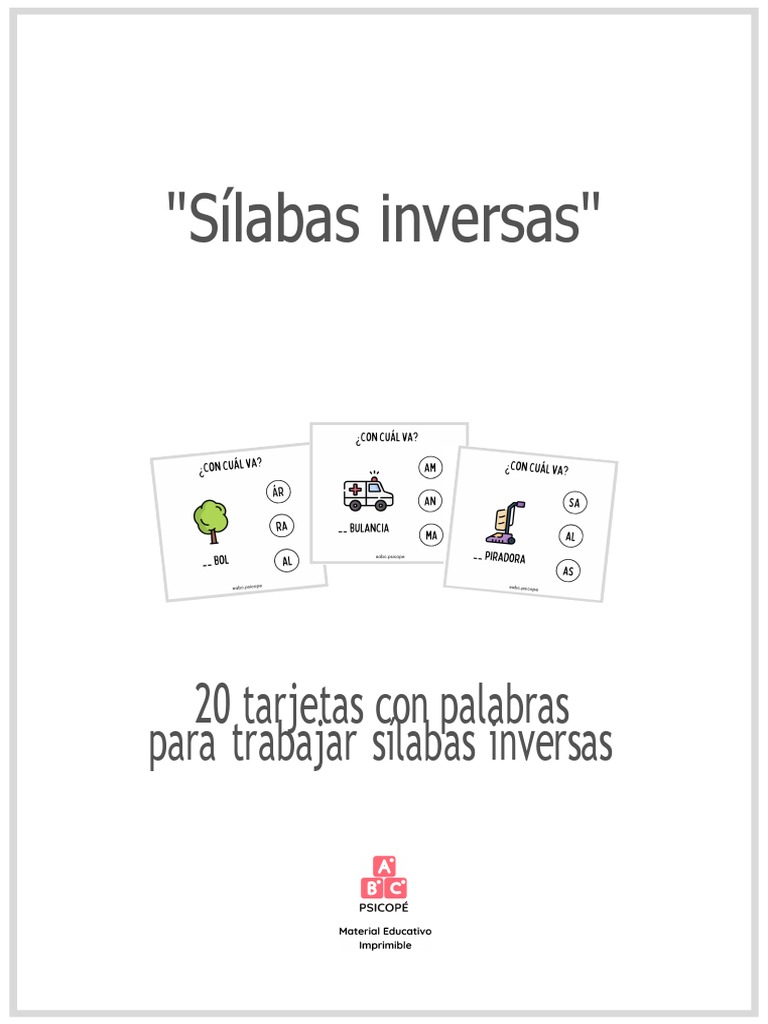 Silabas Inversas | PDF