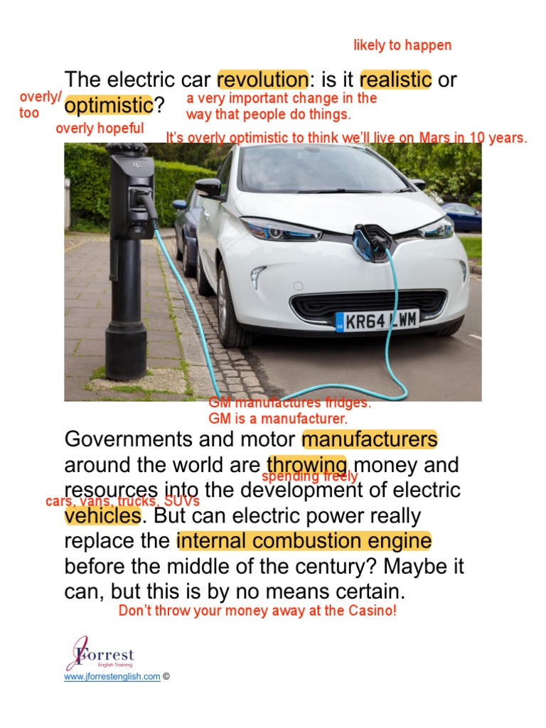 The Electric Car Revolution Article by JForrest English | PDF | Electric Car | Car
