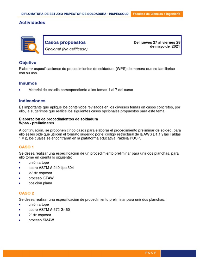 Indicaciones para Los Casos Propuestos | PDF