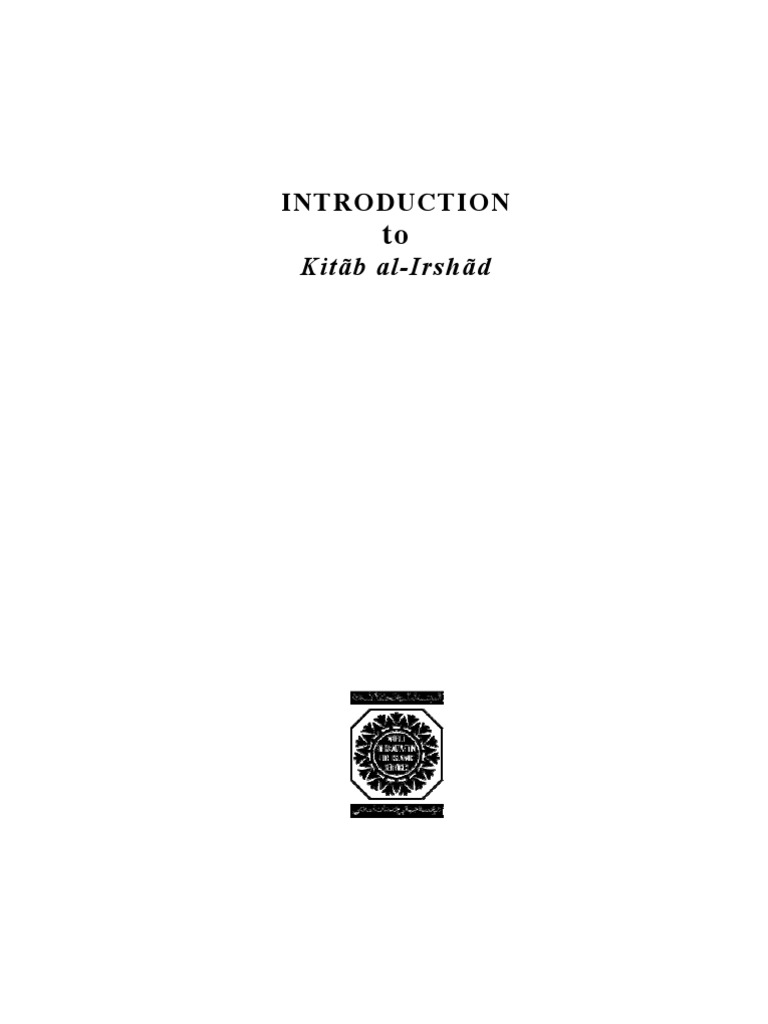 An Introduction To Kitab Al-Irshad | PDF | Caliphate | Prophets And ...