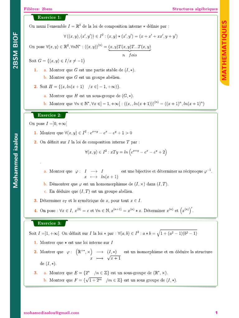 Structure Maths | PDF
