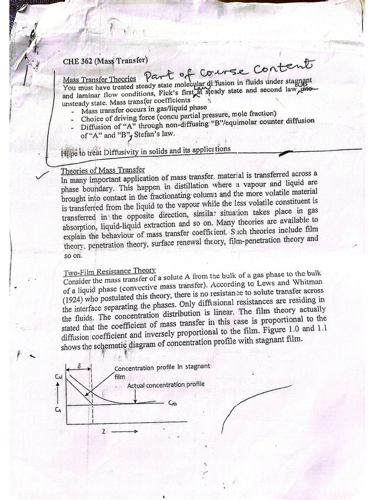 CHE 362 (Hod's Part) | PDF