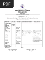 Lac Reflection Notes | PDF