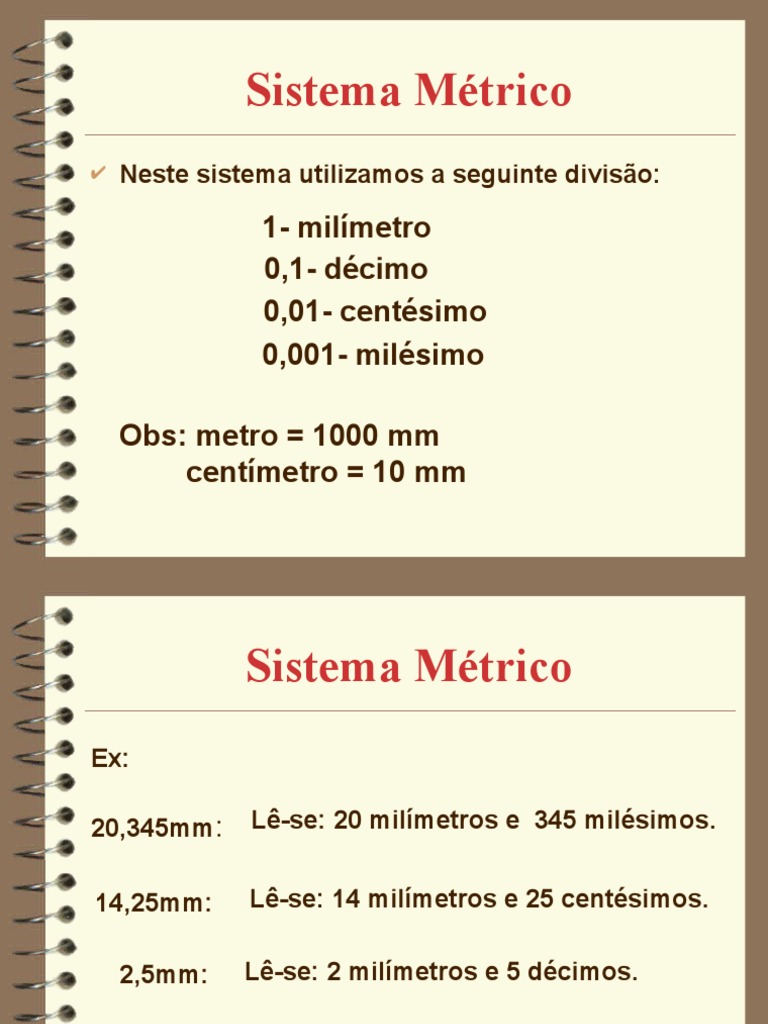 Sistema de Medidas | PDF