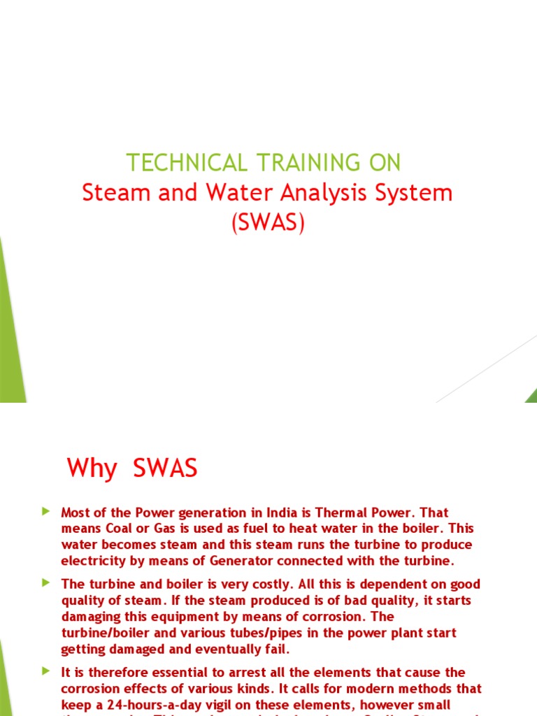 SWAS Presentation1 | PDF | Ph | Boiler