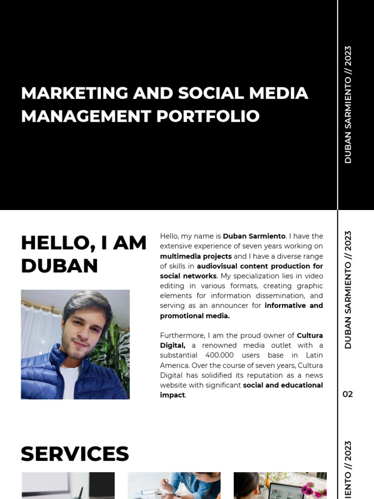 Duban Sarmiento's Portfolio | PDF | Web Design | Graphic Design Duban Sarmiento's Portfolio | PDF | Web Design | Graphic Design