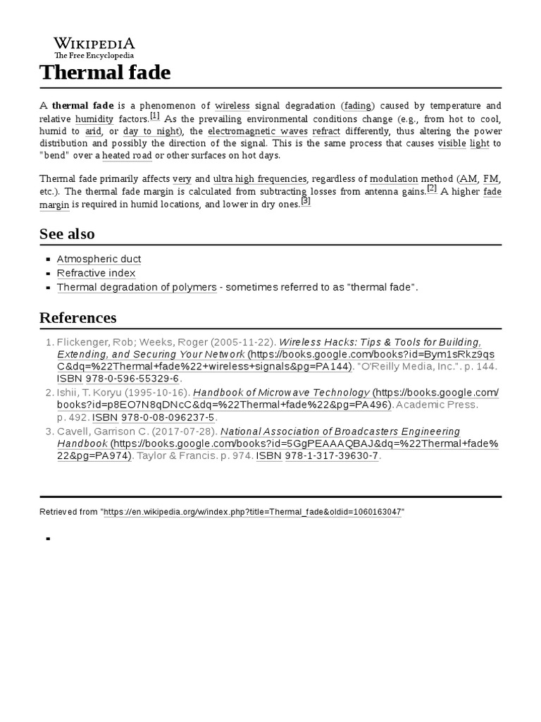 Thermal_fade | PDF
